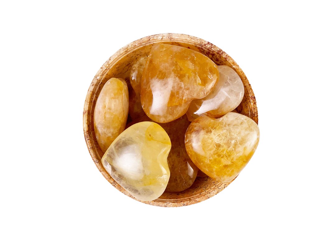 Tumbled Golden Healer Quartz Heart - Divine Messenger, Healing ...