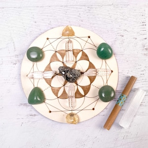 Abundance & Prosperity Money Crystal Grid - Etsy