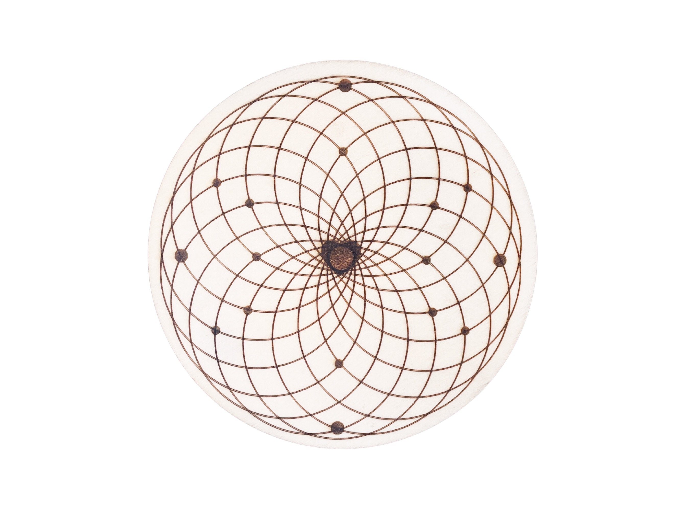 6" Inch Torus Sacred Geometry Wood Grid - Etsy