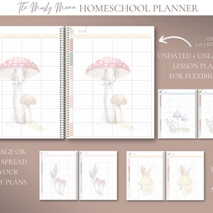 Homeschool Planner, Printable DIGITAL DOWNLOAD, 2025-2026 Lesson ...