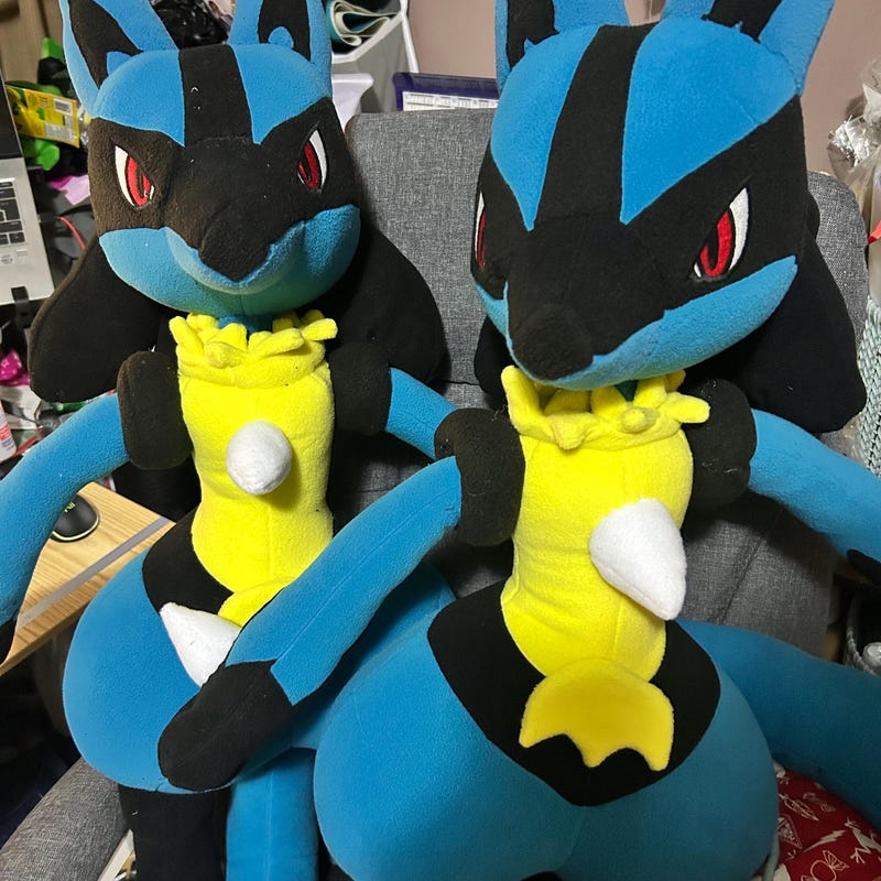 Lucario Life Size Plush - Etsy