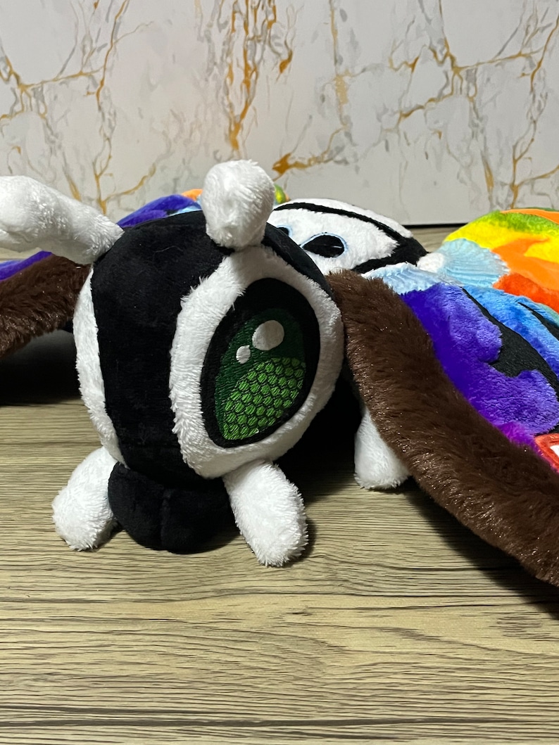 Large Rainbow Mothra Plush - Etsy