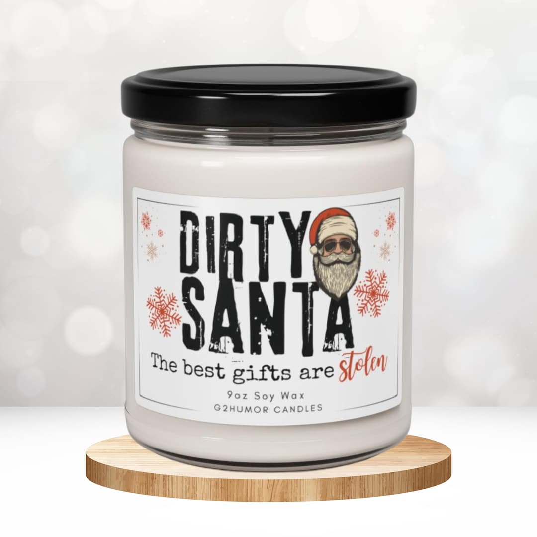 Dirty Santa Gifts Funny Christmas Gifts Funny Dirty Santa Decor Holiday ...