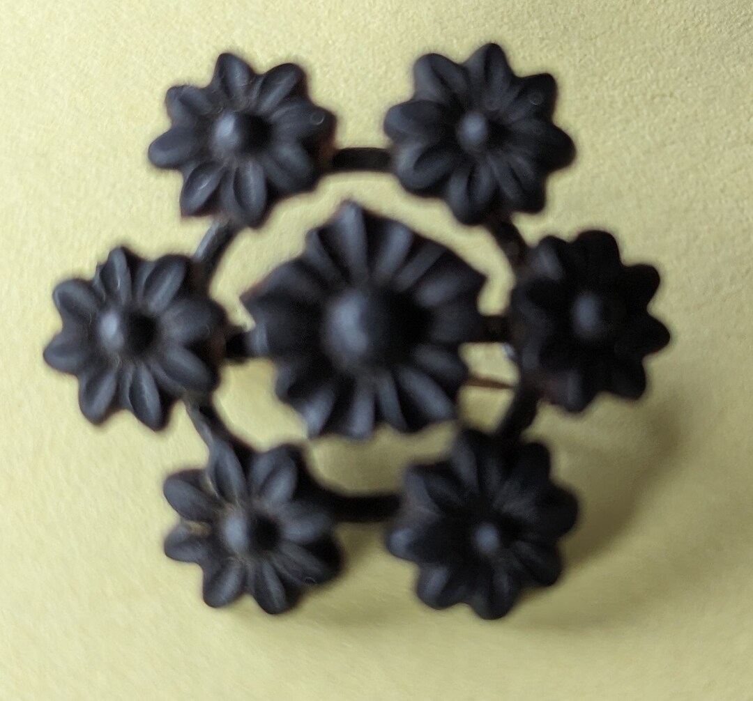 Victorian Era Black Mourning Brooch - Etsy