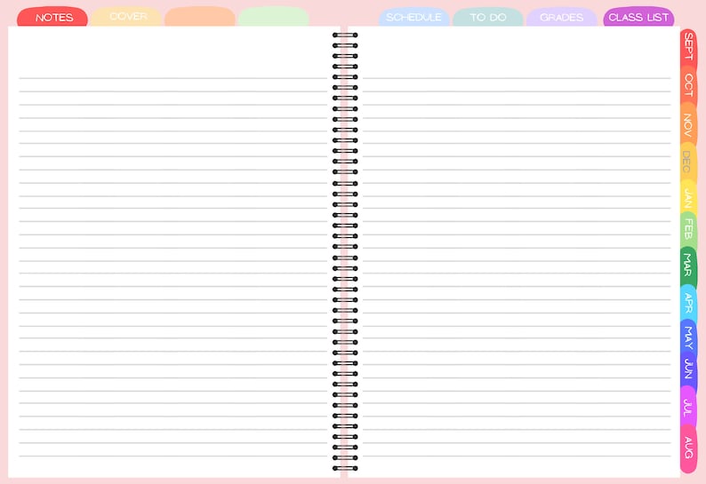 Digital Teacher Planner - Etsy
