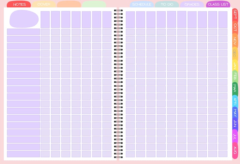 Digital Teacher Planner - Etsy