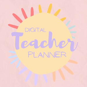 Digital Teacher Planner - Etsy