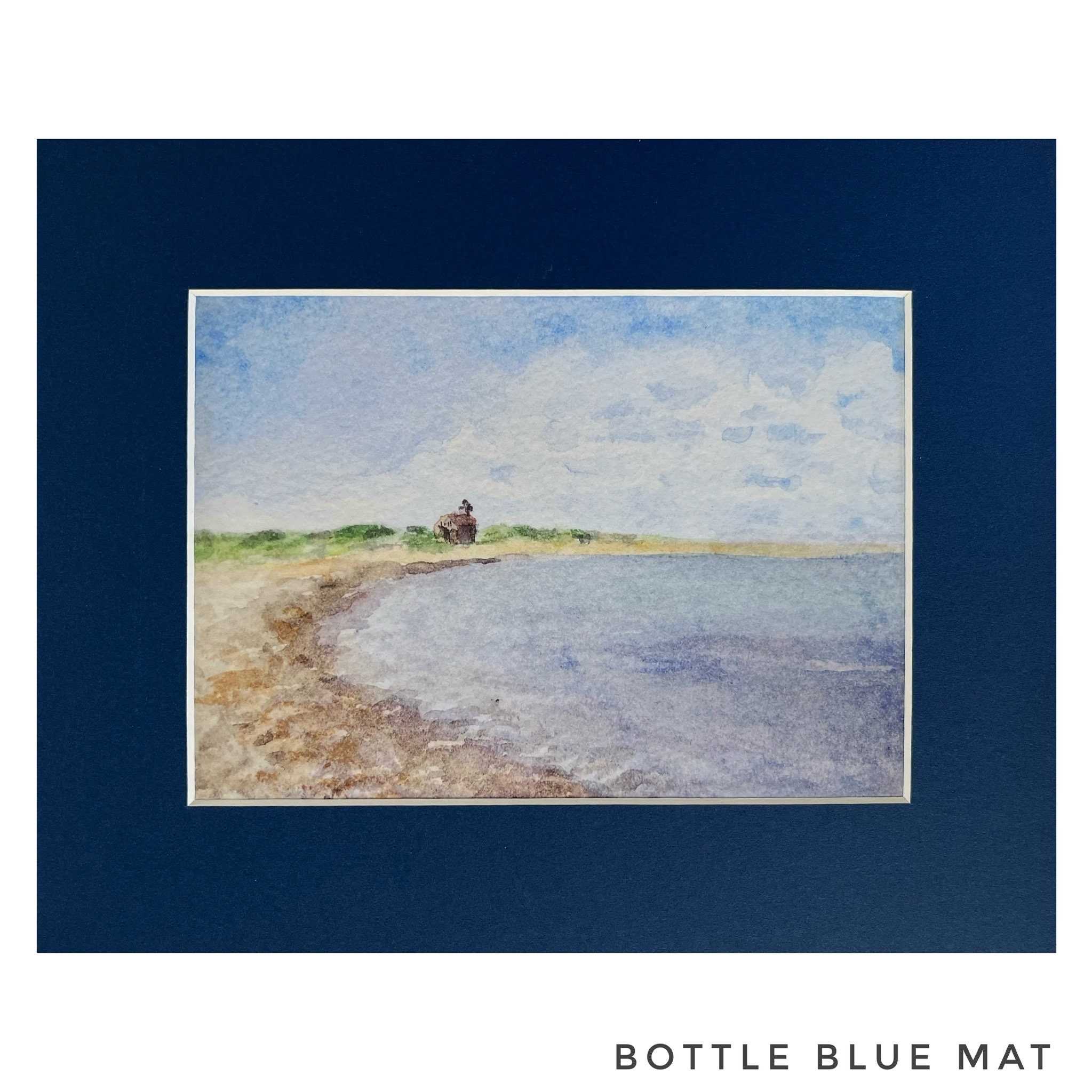 Watercolor Painting - North Light Sketch - Giclee Print - Block Island ...