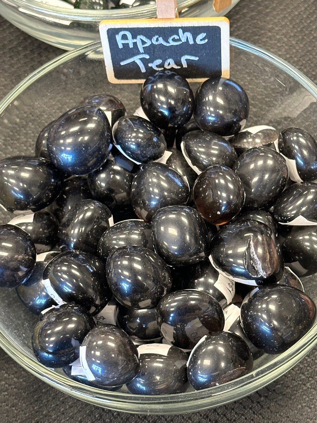 Apache Tear Tumbles, Polished Apache Tear, Apache Tear Crystals ...