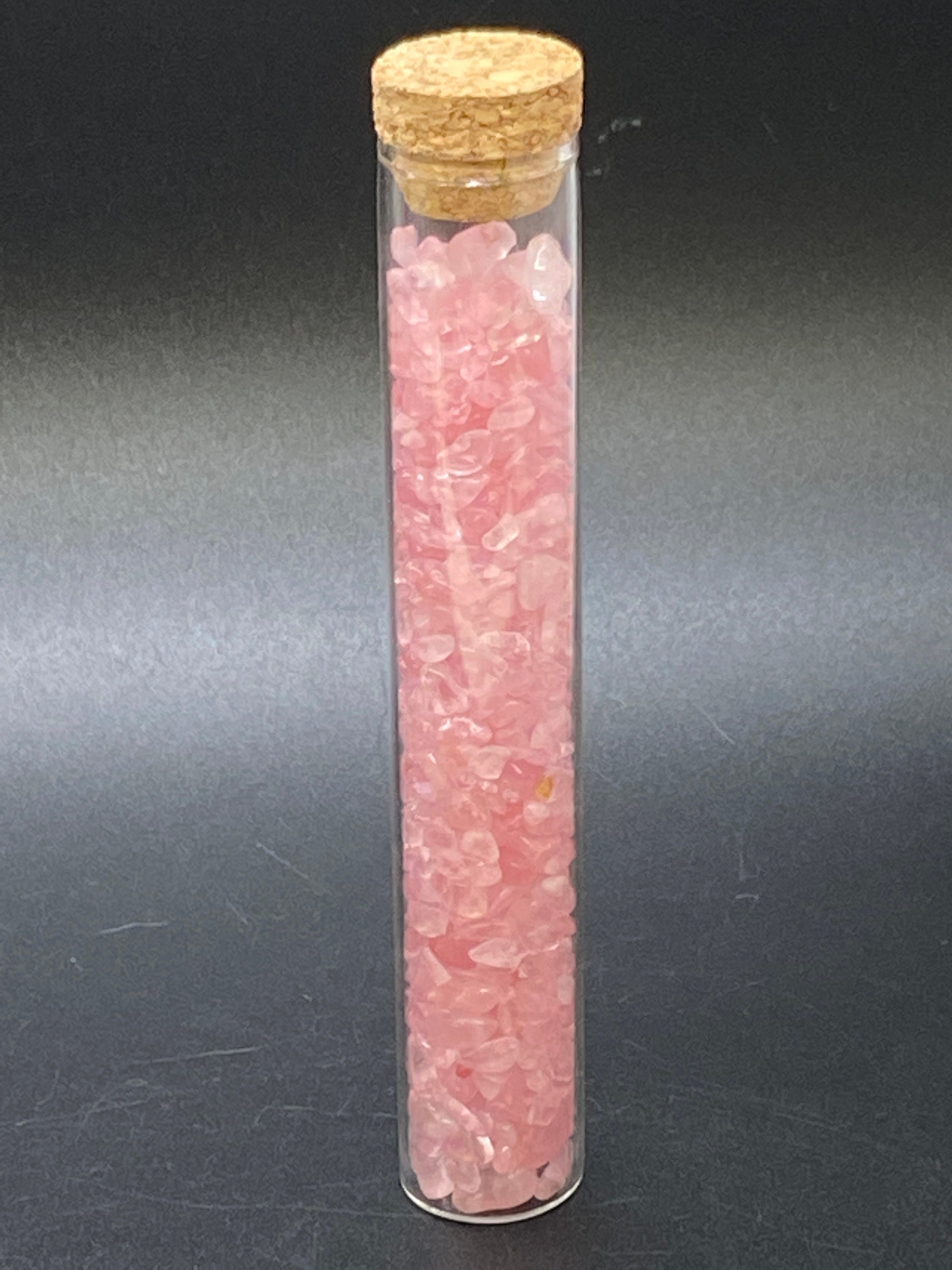 Crystal Chip Vials, 130mm Glass Test Tube, Corked Glass Vial - Etsy