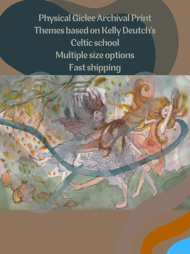 Celtic Thin Spaces Themed Giclee Print, ORIGINAL Art Made by Pacific ...