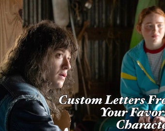 Custom Character Letters - Etsy