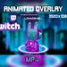 X3 Cyberpunk Bunny Animated Twitch Overlays | X2 Animated Kawaii Robot ...