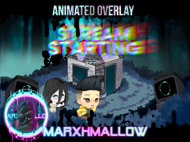 Kawaii DBD the Onyro X Yoichi Animated Isometric Twitch Overlay | Chibi ...