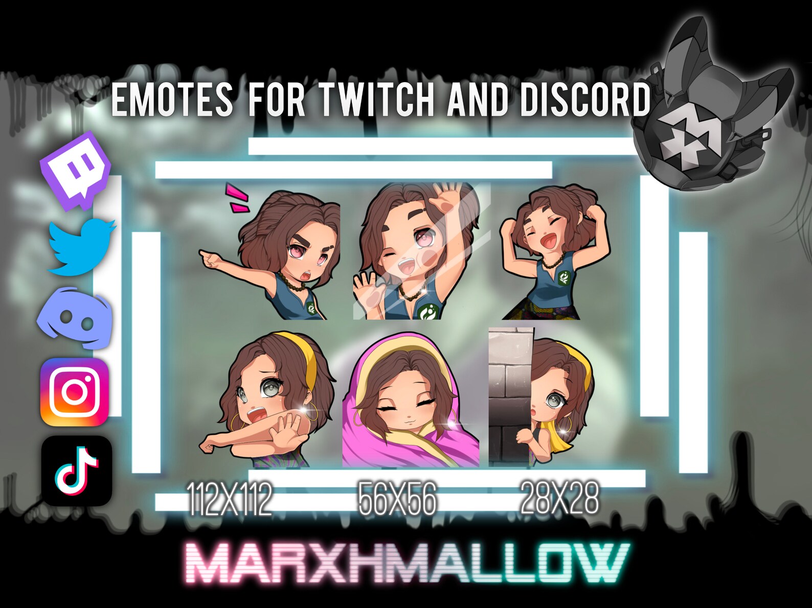 Renato and Thalita Dead by Daylight Twitch Emotes Cute Twitch Emotes ...