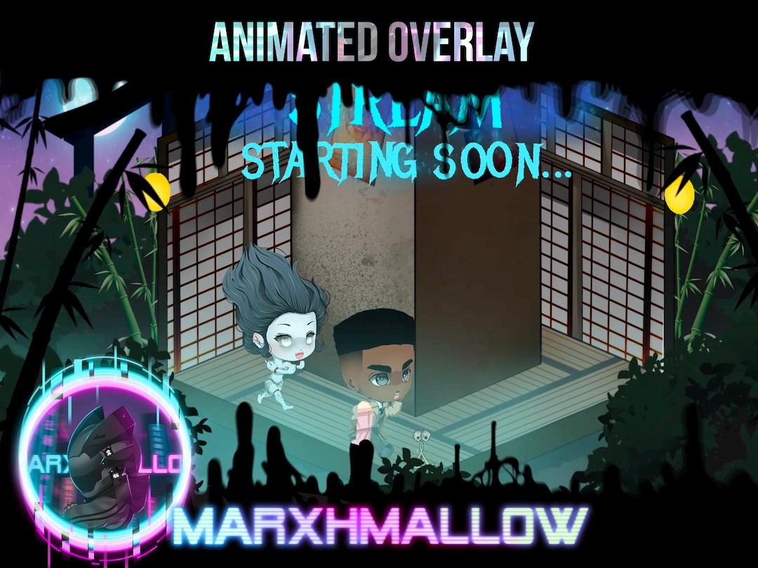 Kawaii DBD the Spirit X Adam Francis Animated Isometric Twitch Overlay ...