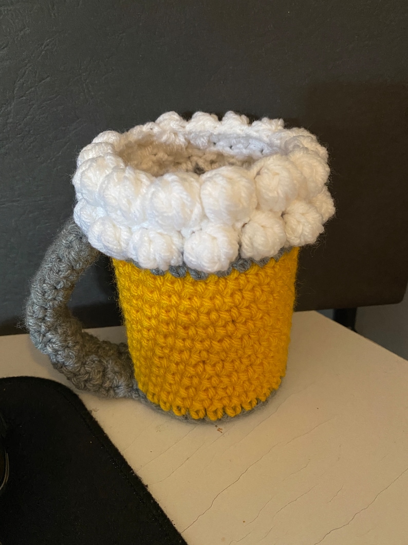 Crochet Beer Mug Can Cozy Unique Digital Download Pattern Perfect for ...