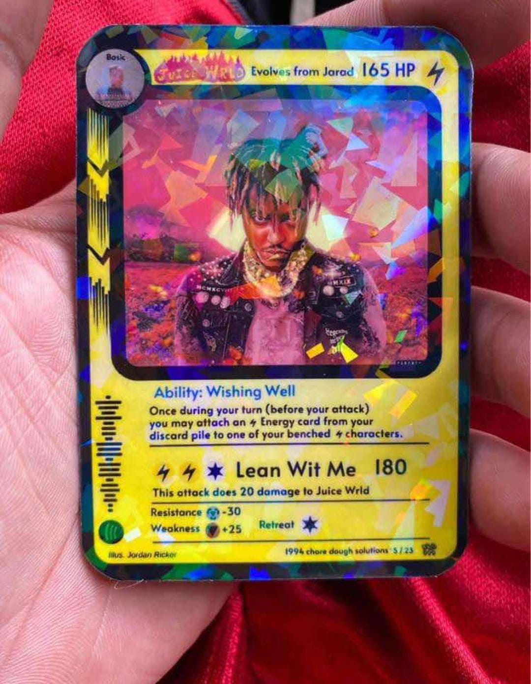 Juice WRLD Card holographic - Etsy