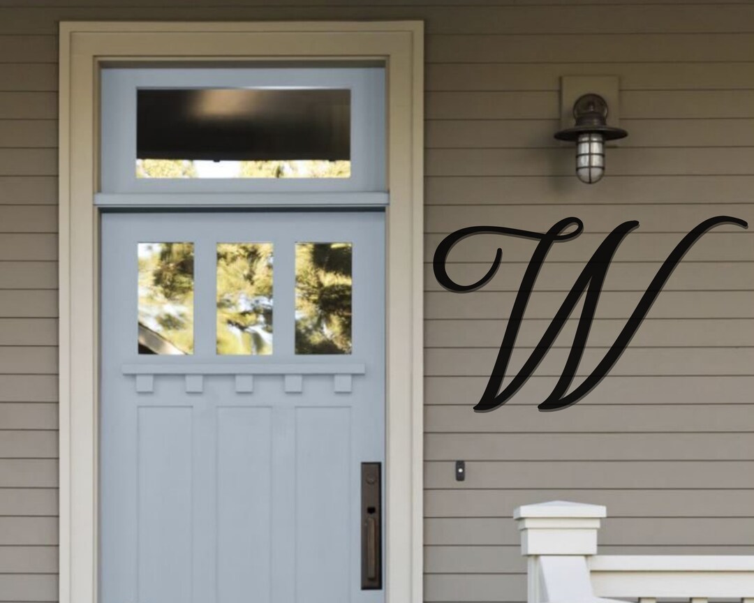 Custom Metal Letter Powder Coated | Letter Steel Sign - Etsy