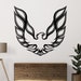 Metal Firebird Logo Wall Sign | Pontiac Firebird Metal Wall Art Powder ...