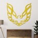 Metal Firebird Logo Wall Sign | Pontiac Firebird Metal Wall Art Powder ...