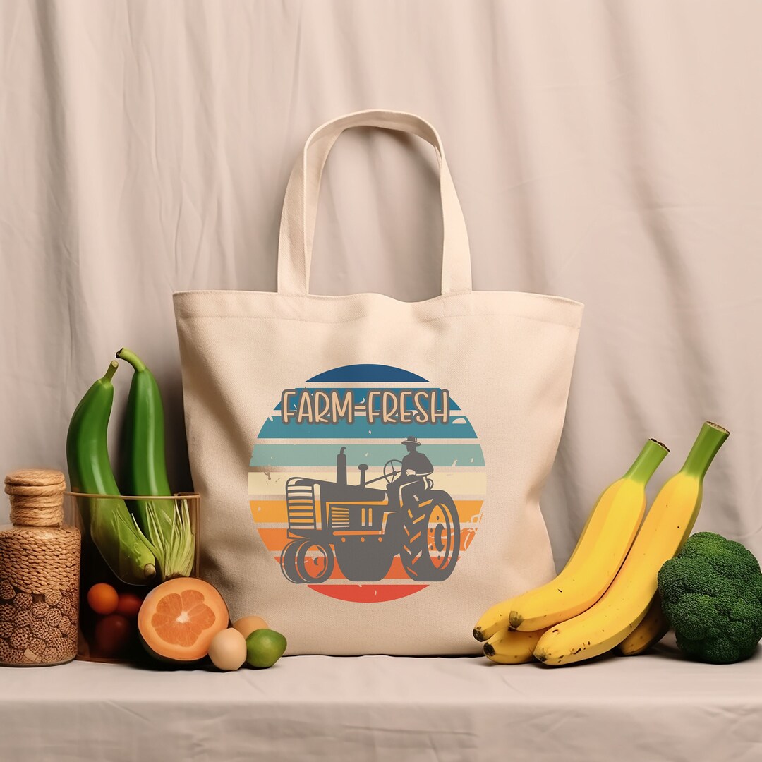 Farmer Tote Bag, Farm Hand Tote, Western Farm Tote Bag, Farmers Market ...