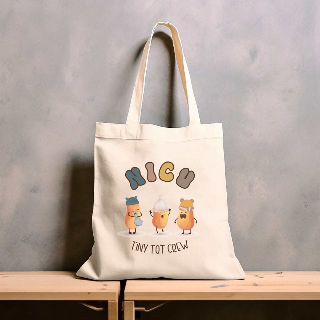 NICU Nurse Tote Bag, NICU Nurse Gift, NICU Staff Gift Bag, Nicu Crew ...