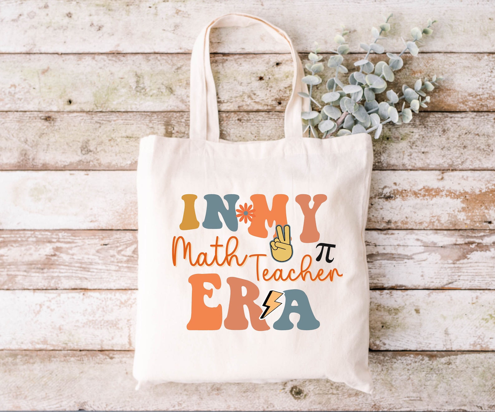 Math Teacher Era Tote Bag, Math Teacher Gift, Funny Teacher ...