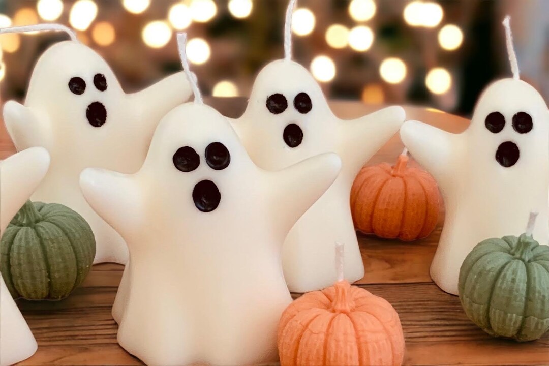 Candle | Fall Ghost Candles | Mini Candles | Halloween Candles | Home ...