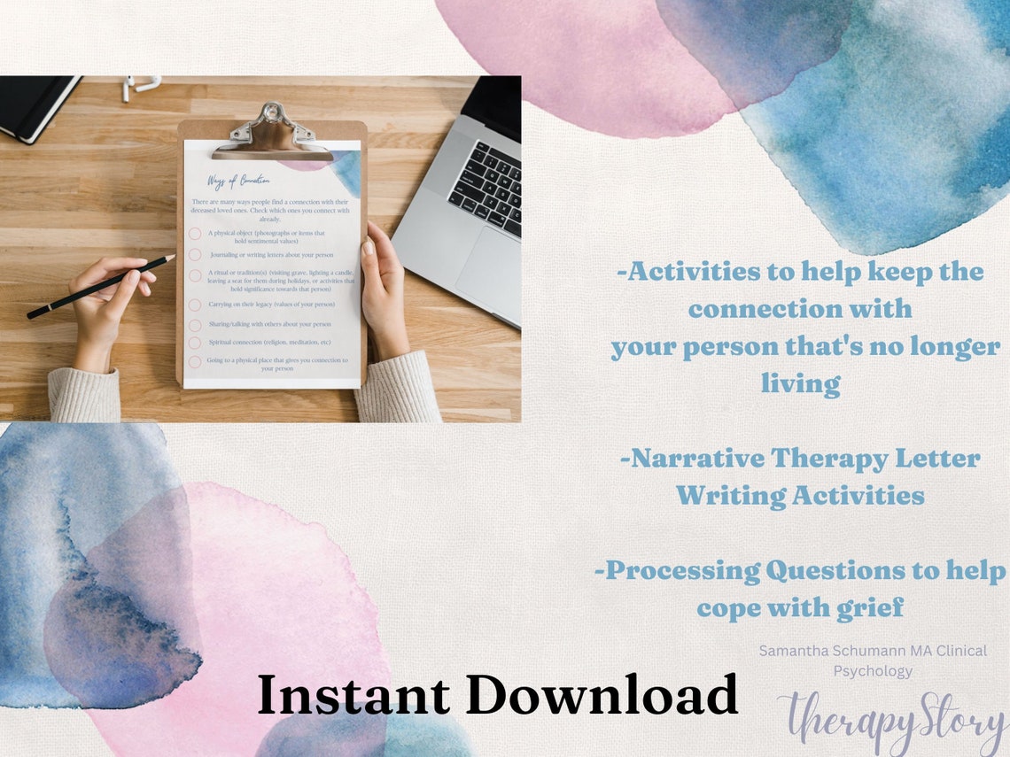 Grief Worksheet Activity| Grief Workbook | PDF Digital Download - Etsy