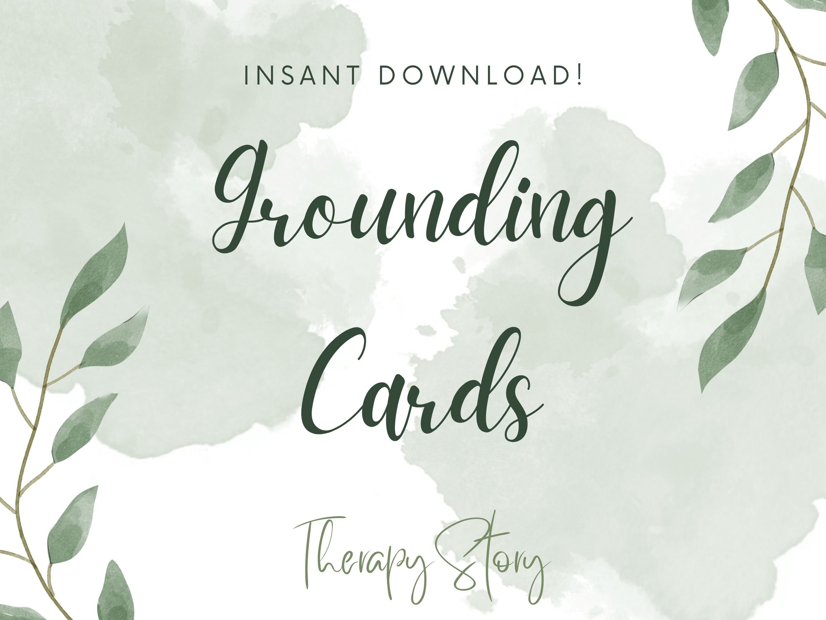 Grounding Cards | Emotional Regulation | Eco Therapy | Grounding ...