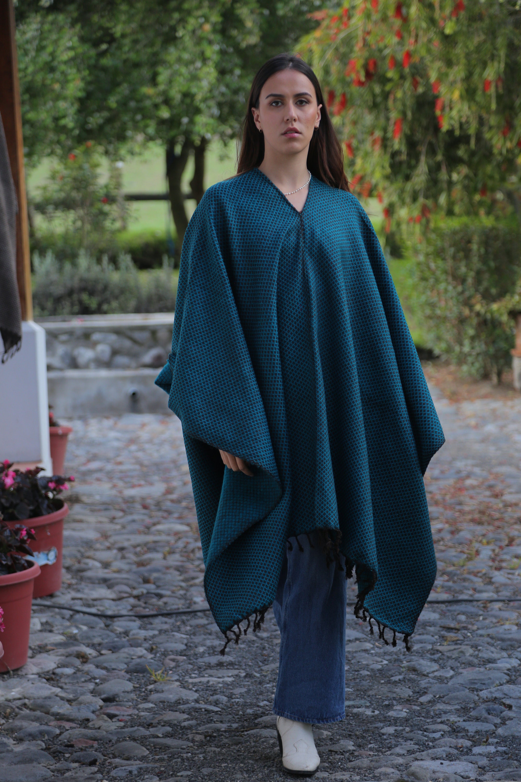 Heavy Poncho 100% Wool, Ruana for Men and Women Perfect for Winter - Etsy