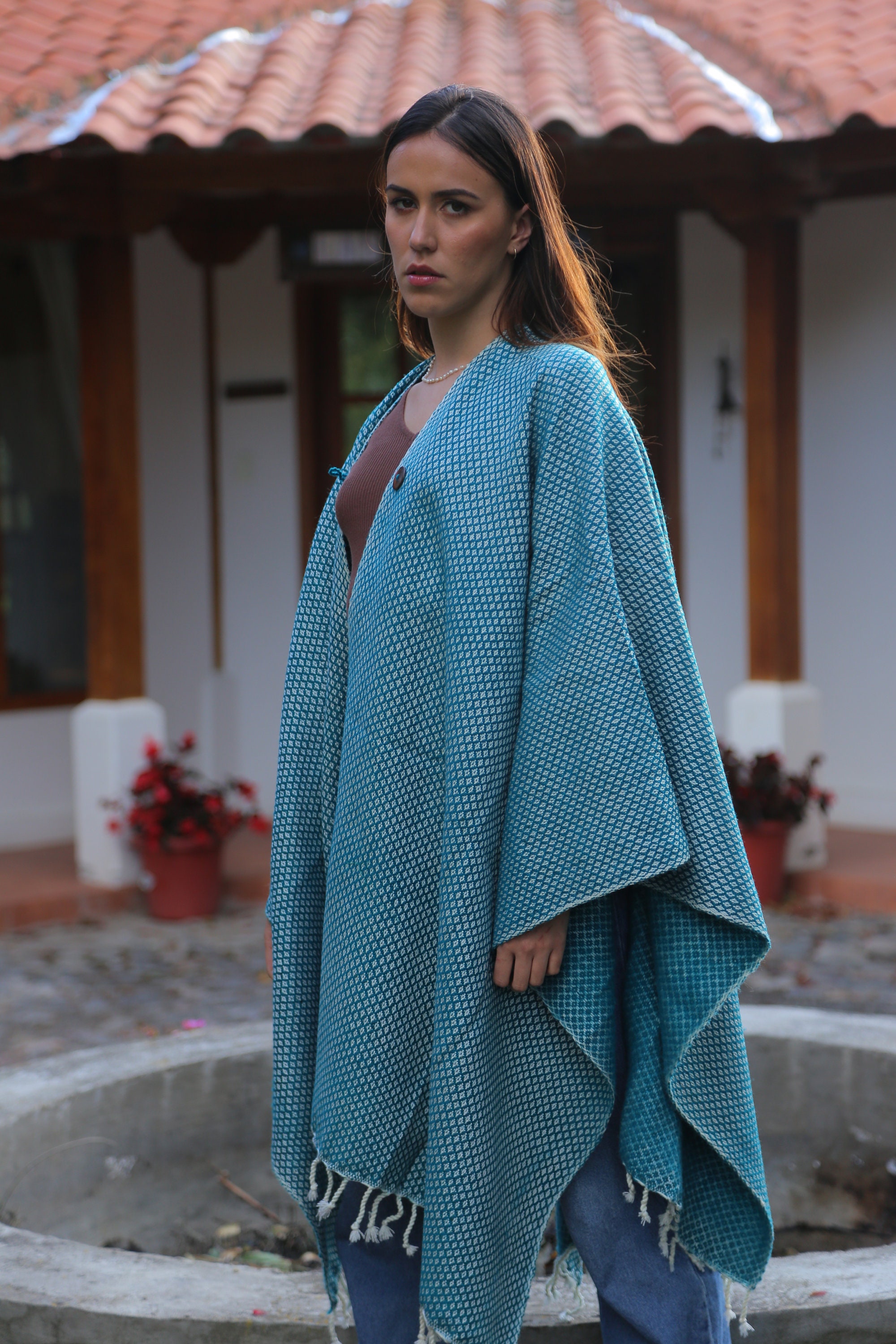 Heavy Poncho 100% Wool, Ruana for Men and Women Perfect for Winter - Etsy