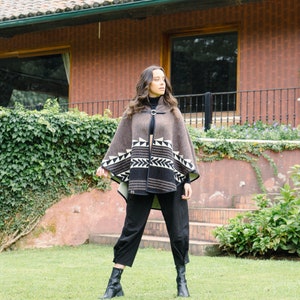 Cloak Poncho Made in Ecuador, Andean Cape - Etsy