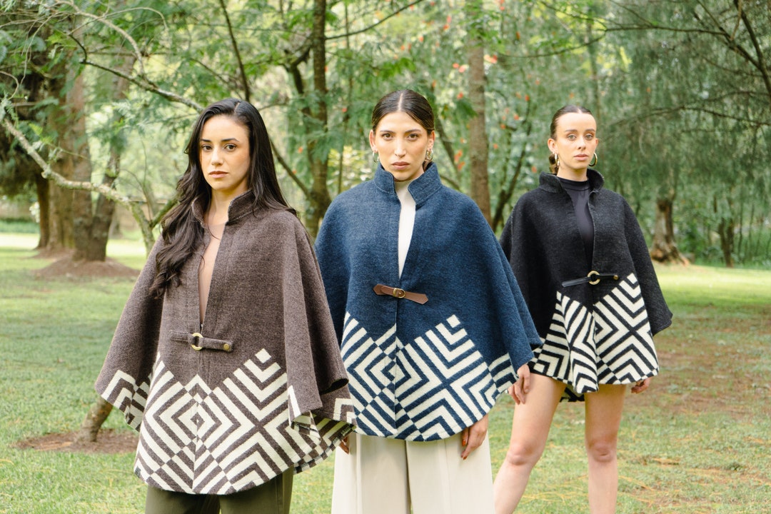 Women Cape, Cloak Poncho, Andean Quilt Pattern - Etsy