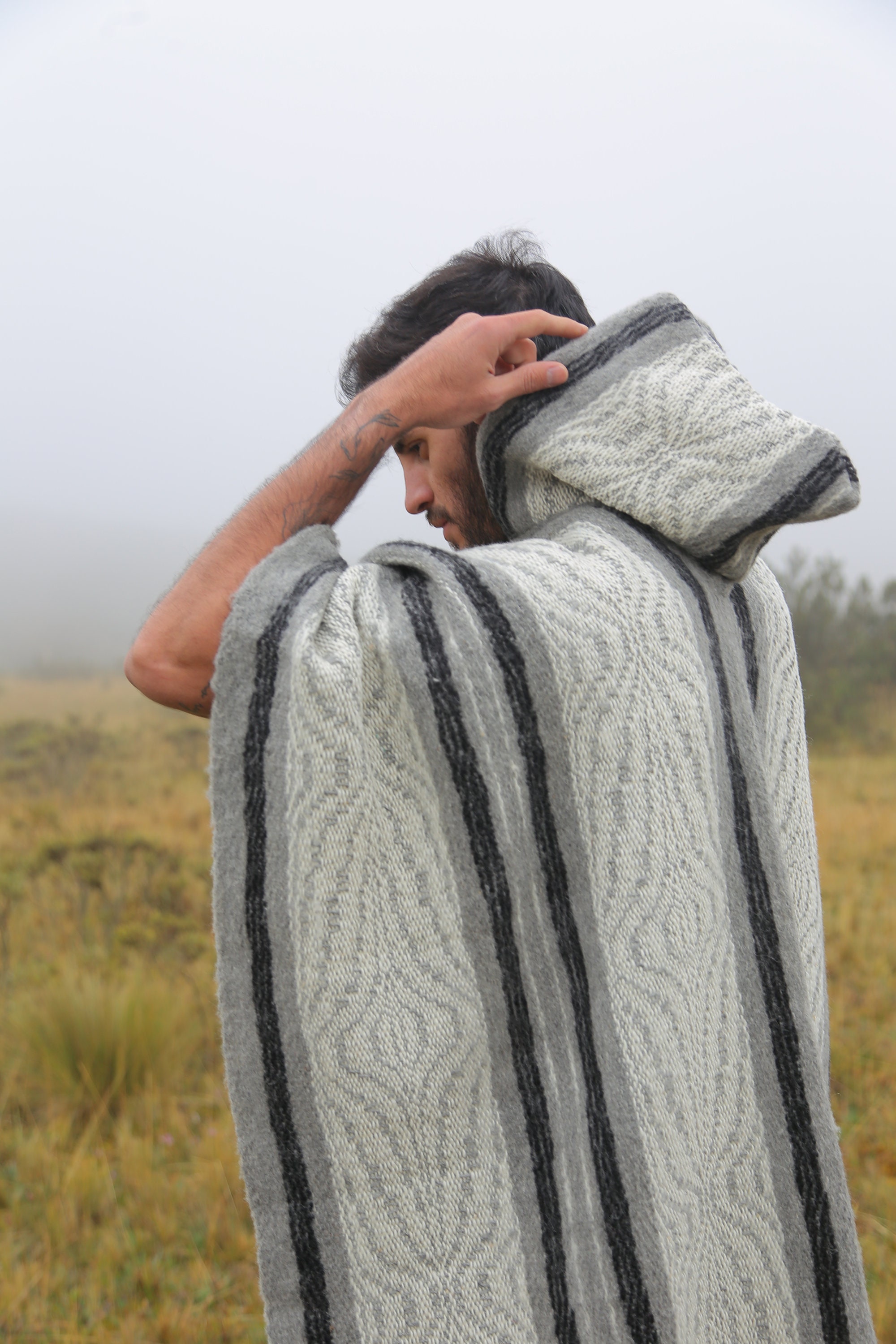 Uptown Poncho 100% Wool Ponchos Hand Made in Ecuador - Etsy