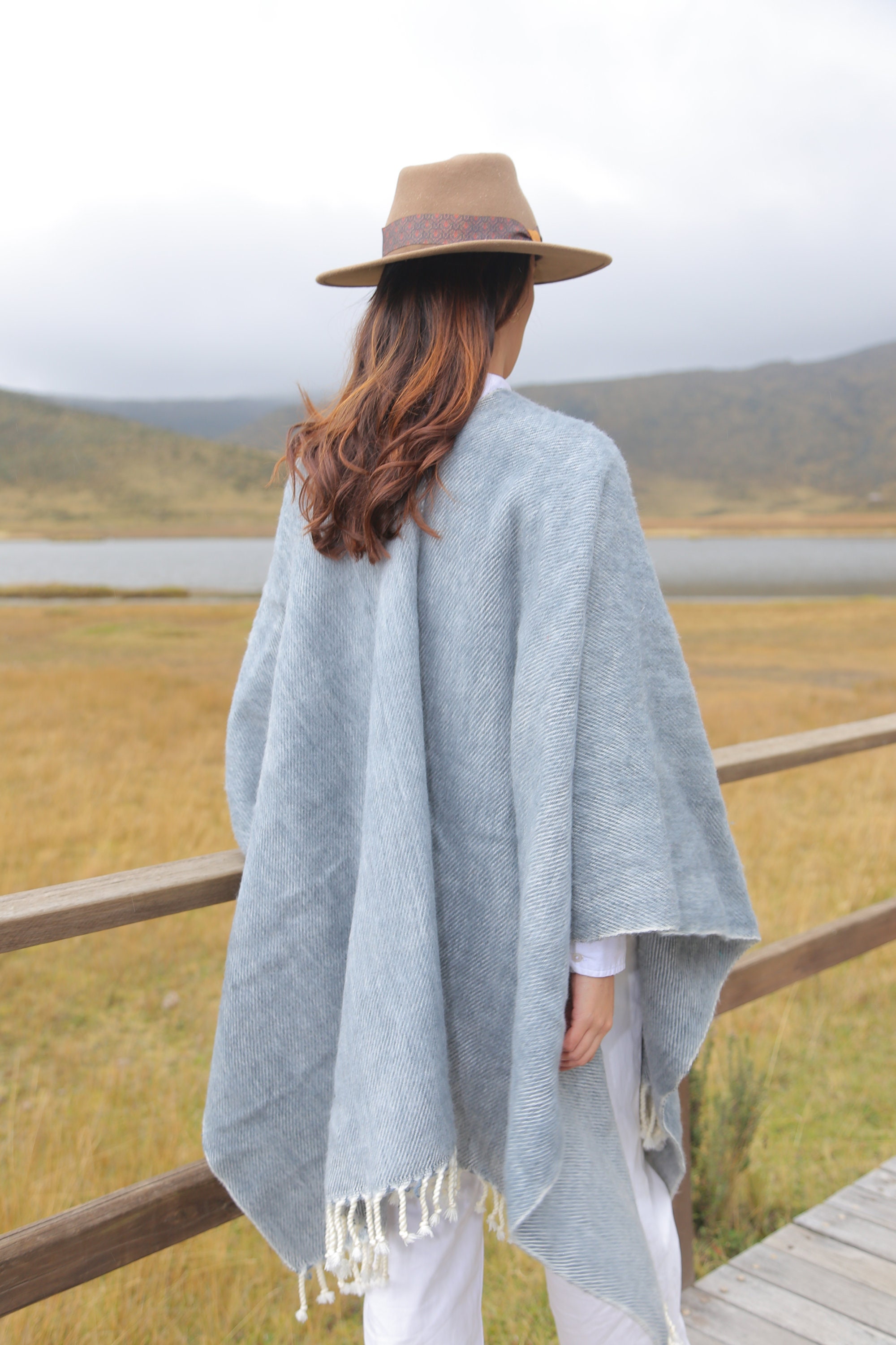Heavy Poncho 100% Wool, Ruana for Men and Women Perfect for Winter - Etsy