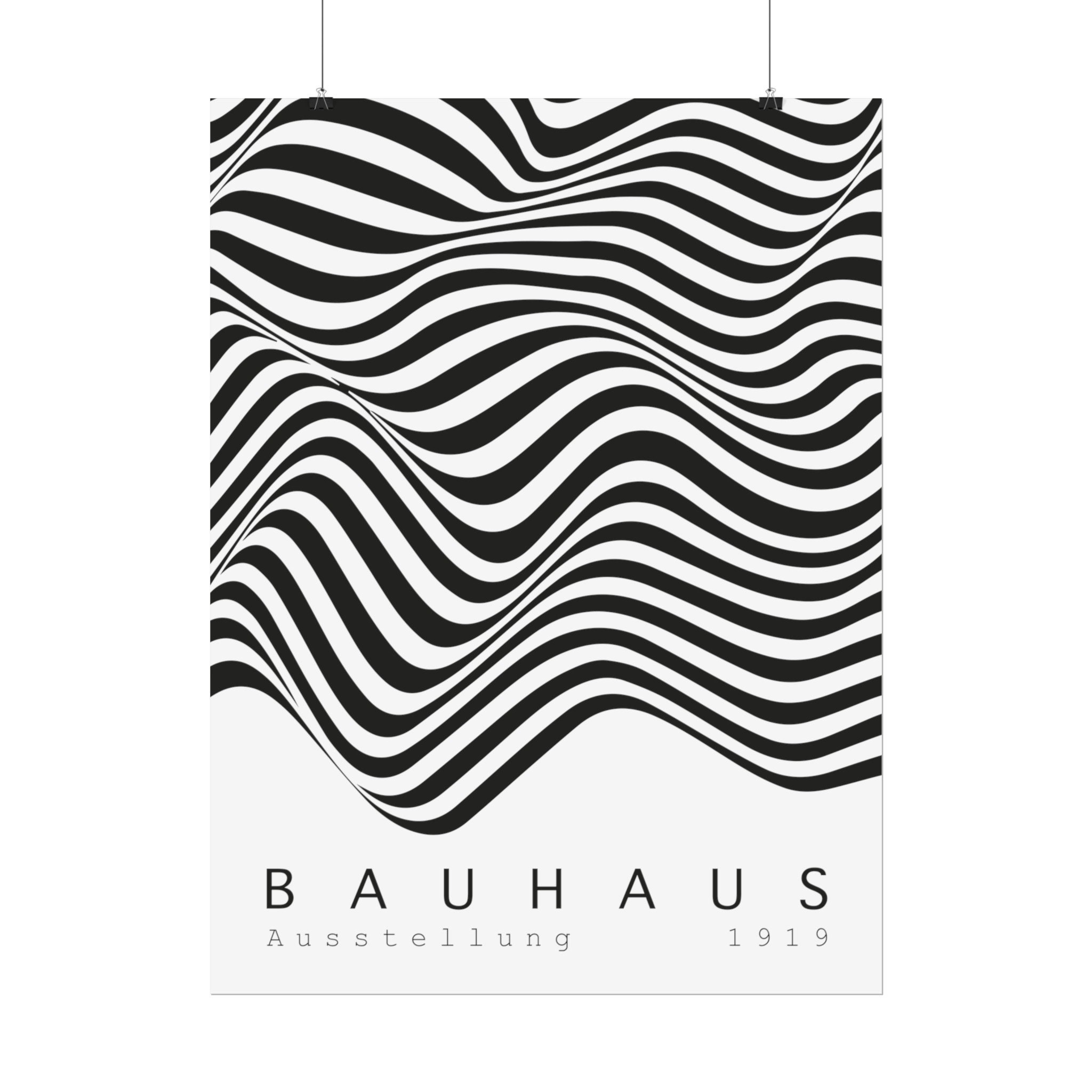 Black and White Aesthetic Wall Art Bauhaus Black and White Decor ...