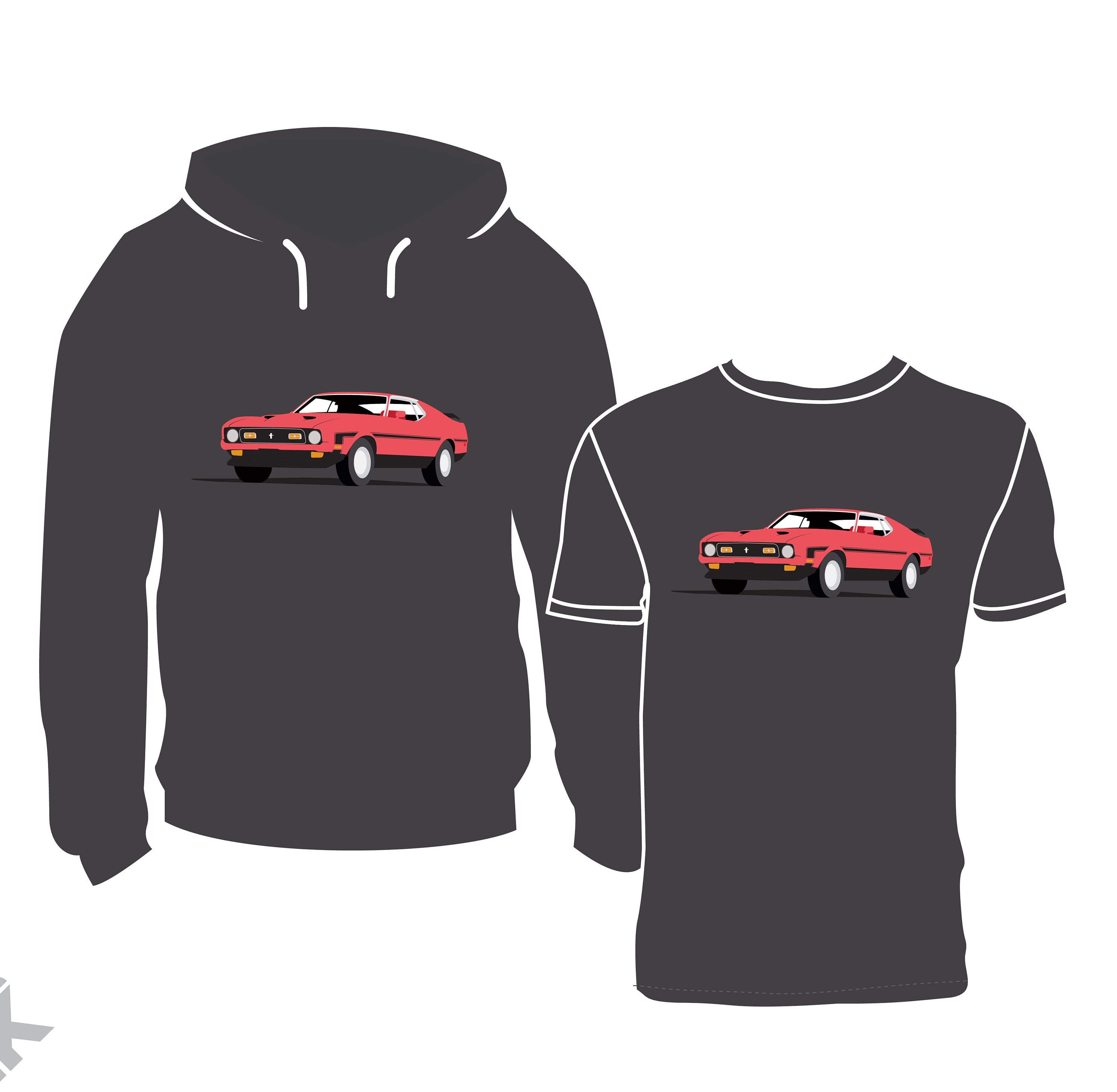 1971 Ford Mustang Mach1 SVG, Muscle Car SVG Cut File, Mustang Png, Car ...