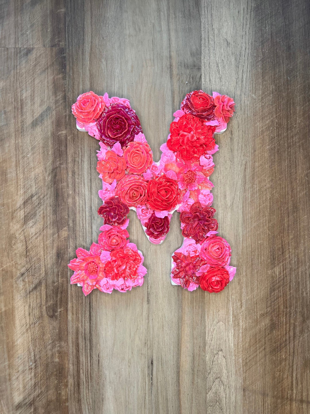 Personalized 3D Floral Letters - Etsy