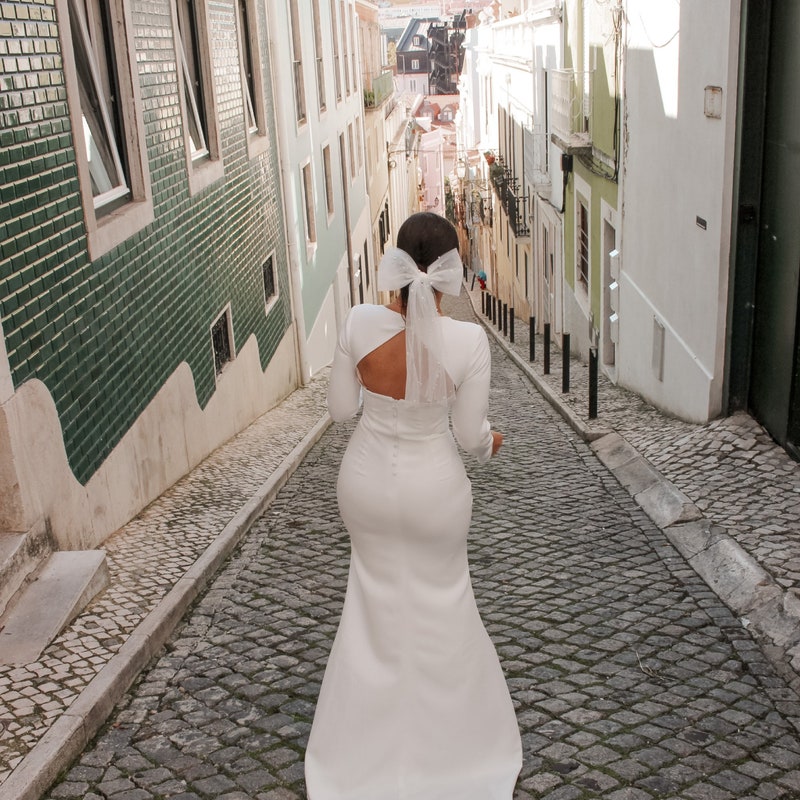 Keyhole Back Wedding Dresses - Etsy UK
