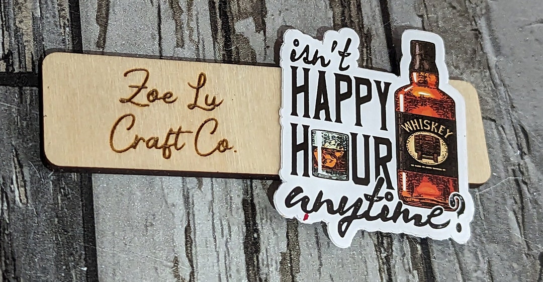 Happy Hour Time Sticker - Etsy