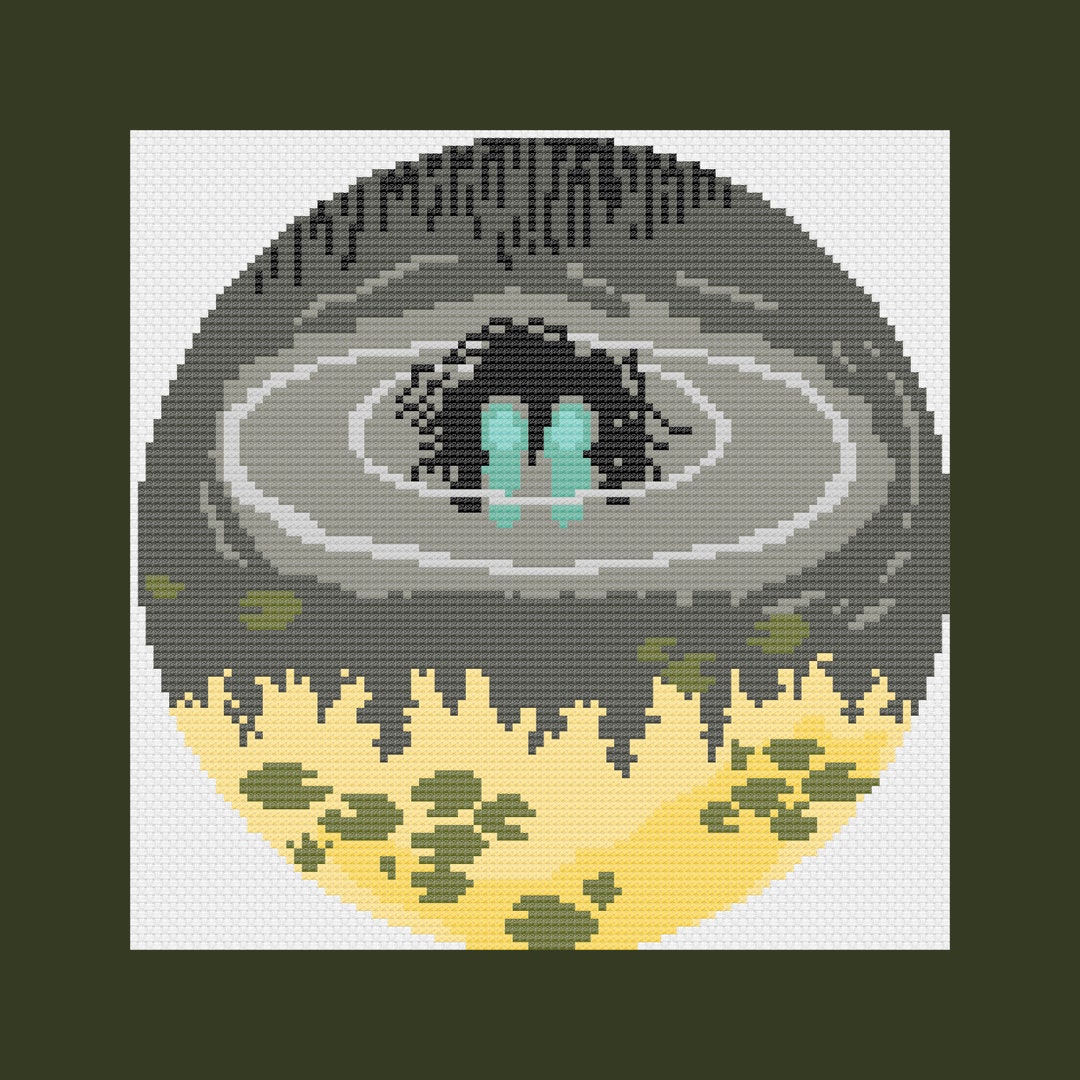 Nøkken/nixie Cross-stitch Pattern (after Theodor Kittelsen) - Etsy