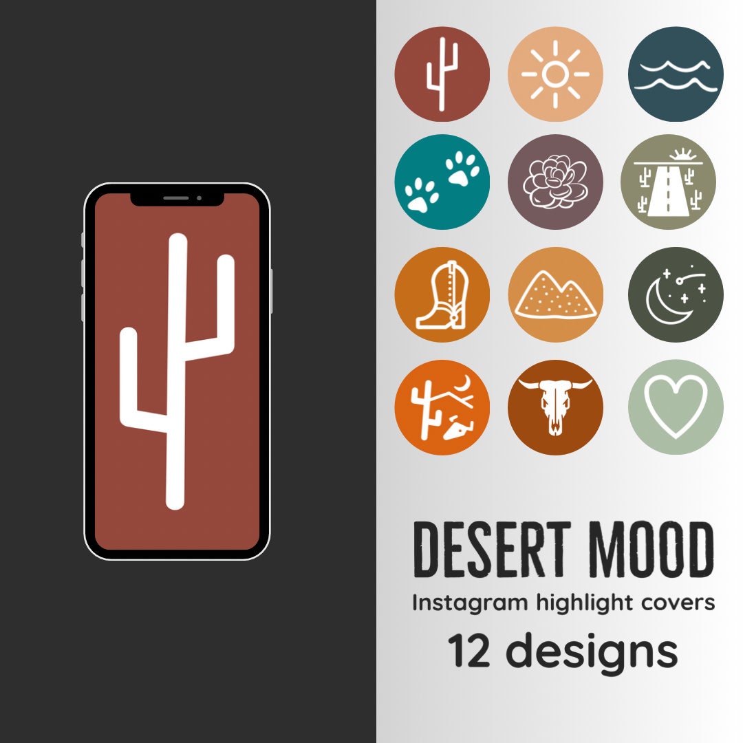 Desert Mood Highlight Covers - Etsy