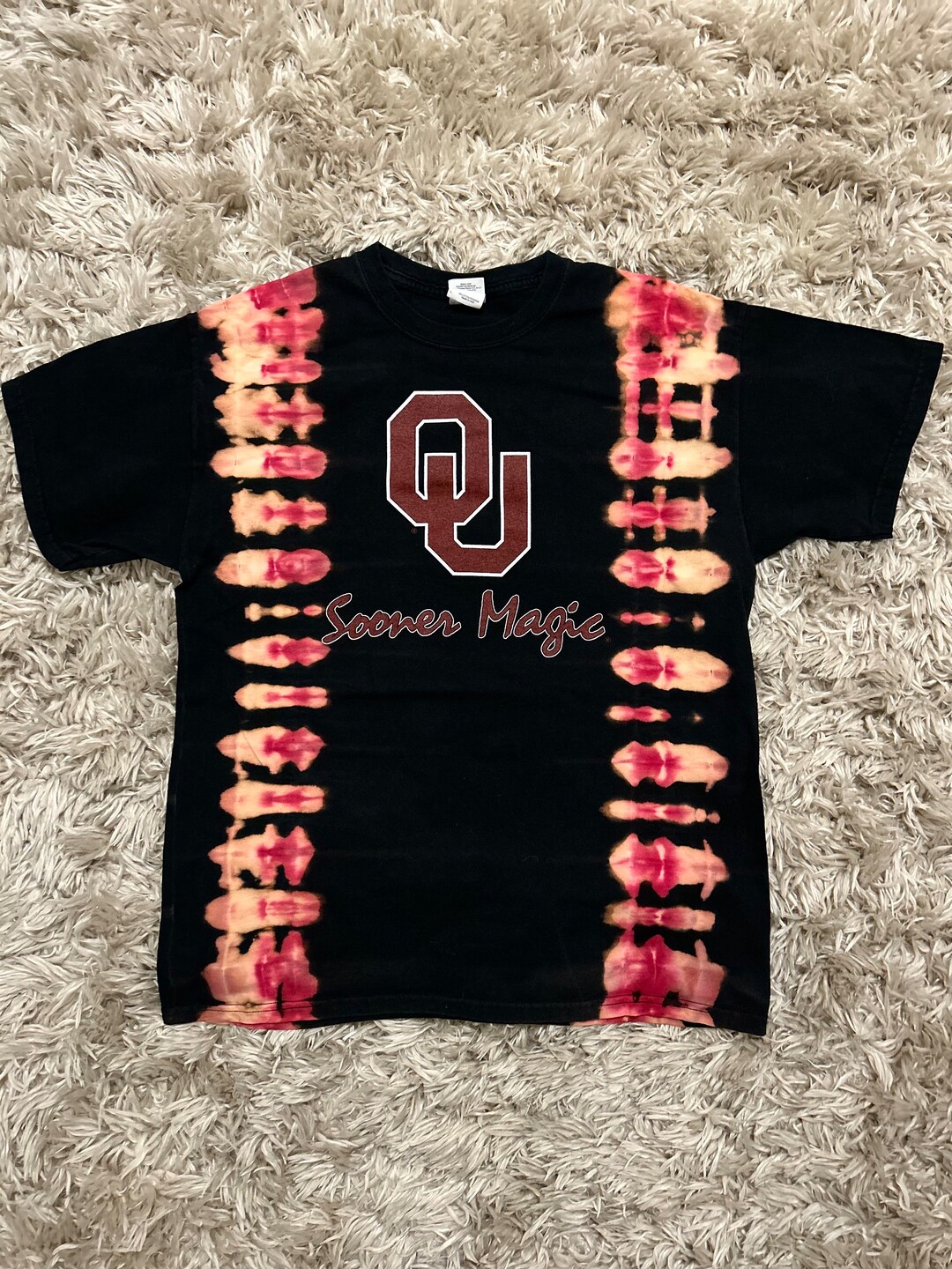 Vintage Reverse Tie Dye Sooner Magic T-shirt - Etsy