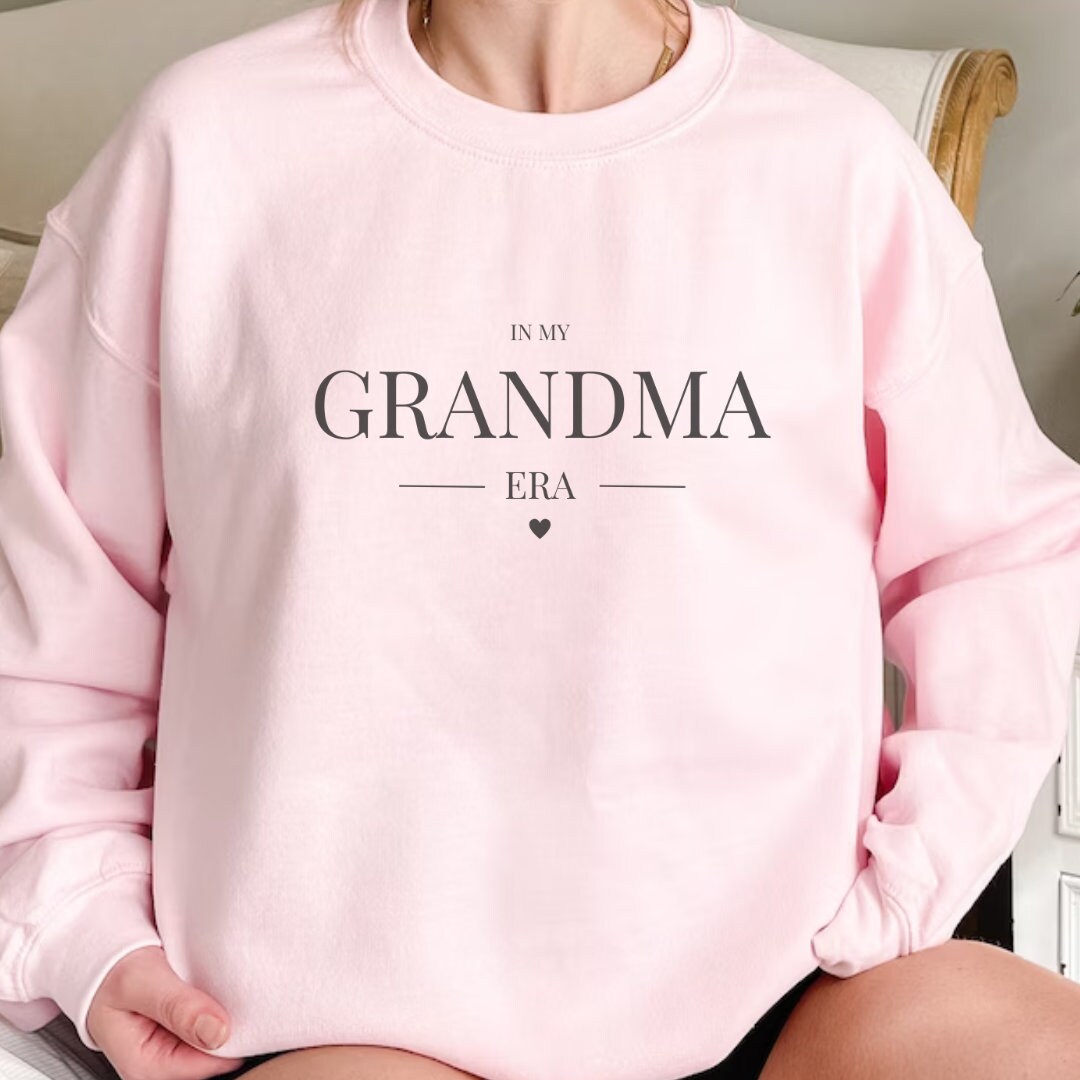 In My Grandma Era Sweatshirt, in My Grandma Era Crewneck, Grandma Era ...