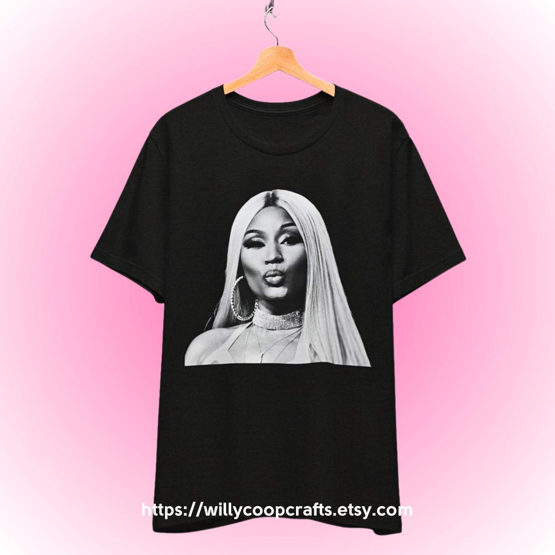 Nicki Female Rap Music Fans Minaj Unisex Tee Shirt for Barbz, Pop ...