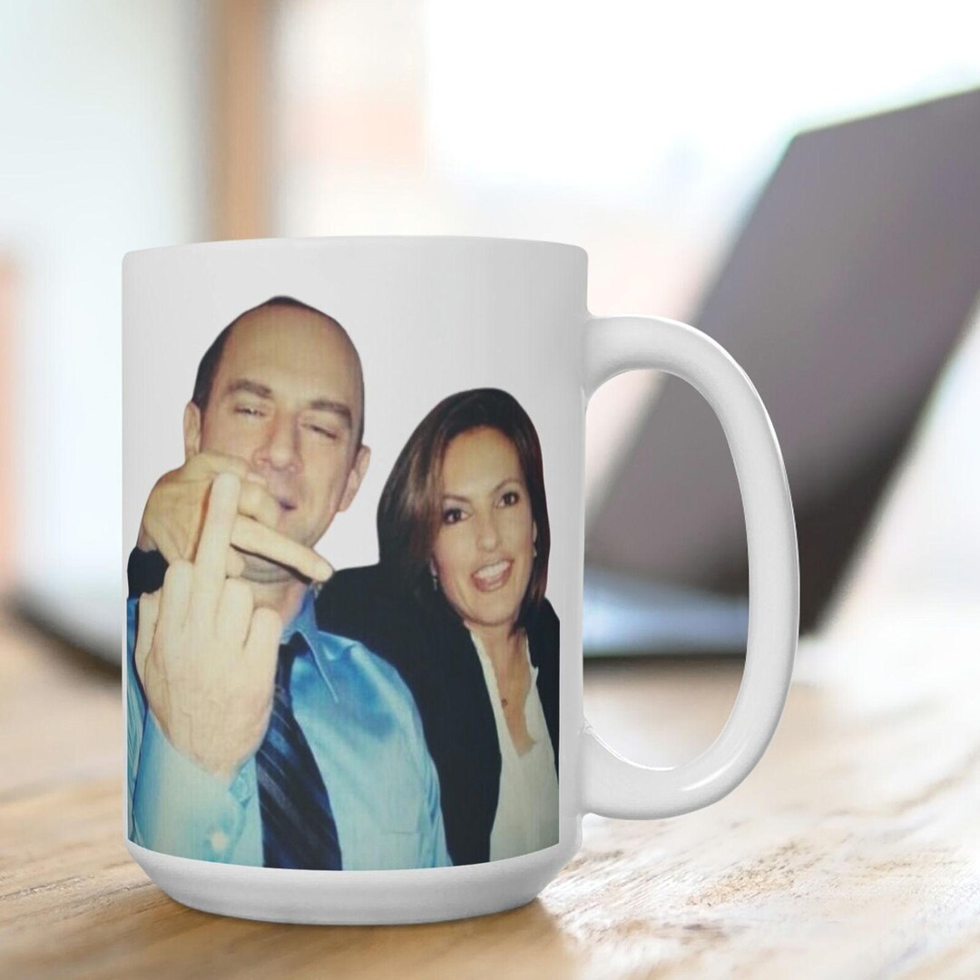 SVU Law and Order Mug: Olivia Benson & Elliot Stabler, Crime Junkies ...