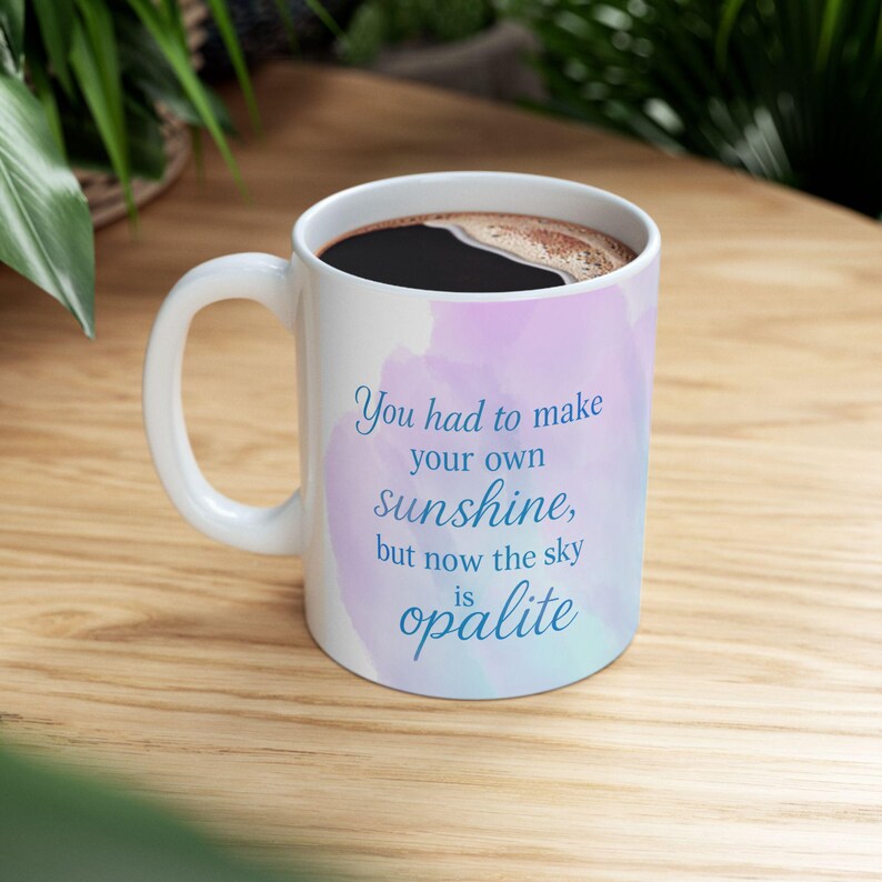 Opalite Lyrics Ceramic Mug: Showgirl Era Music Lover Gift - Etsy