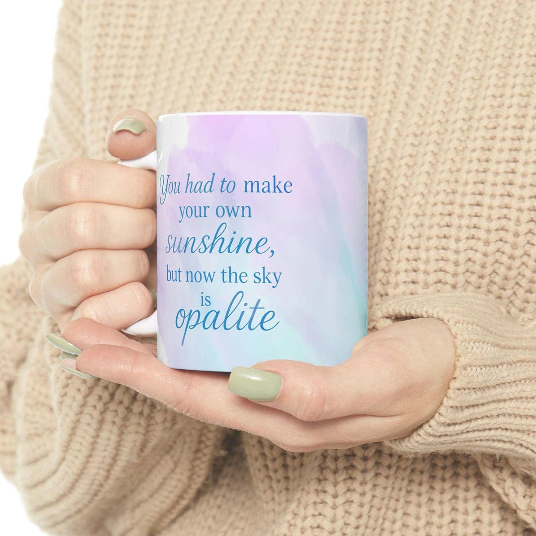 Opalite Lyrics Ceramic Mug: Showgirl Era Music Lover Gift - Etsy